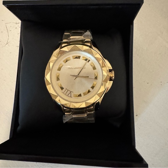 Karl Lagerfeld | Accessories | Karl Lagerfeld Gold Luxury Watch Bold ...